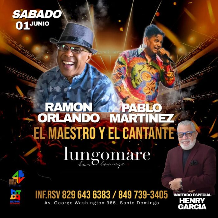 Pablo Martinez y Ramón Orlando se presentarán el 1 de junio en ...