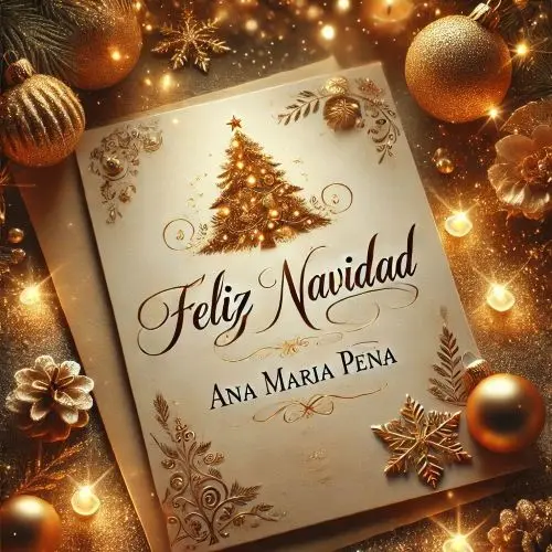 Ana María Peña envía un mensaje de esperanza y gratitud en esta Navidad